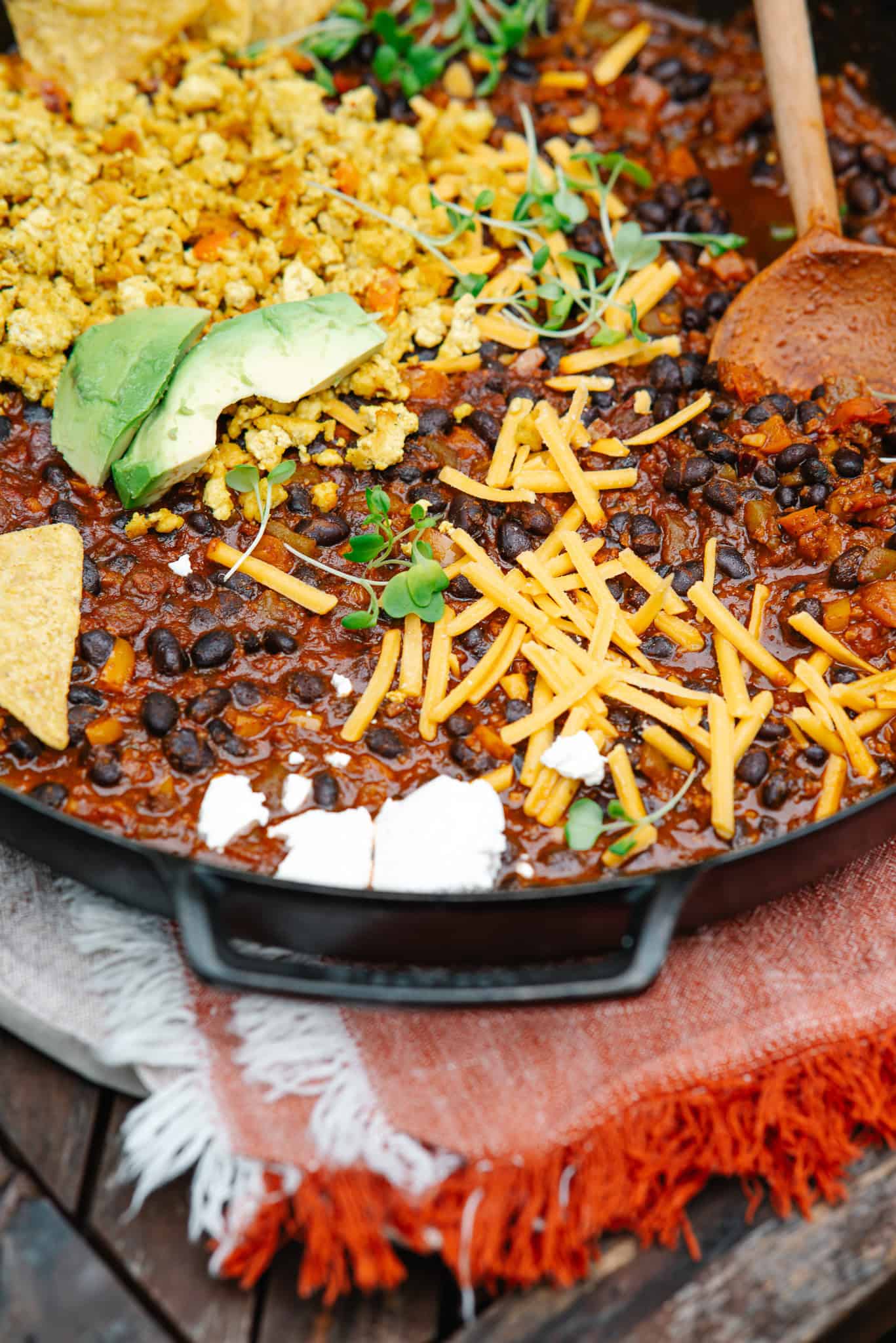 Mexican Breakfast Skillet with Vegan Chorizo | Chef Kate F