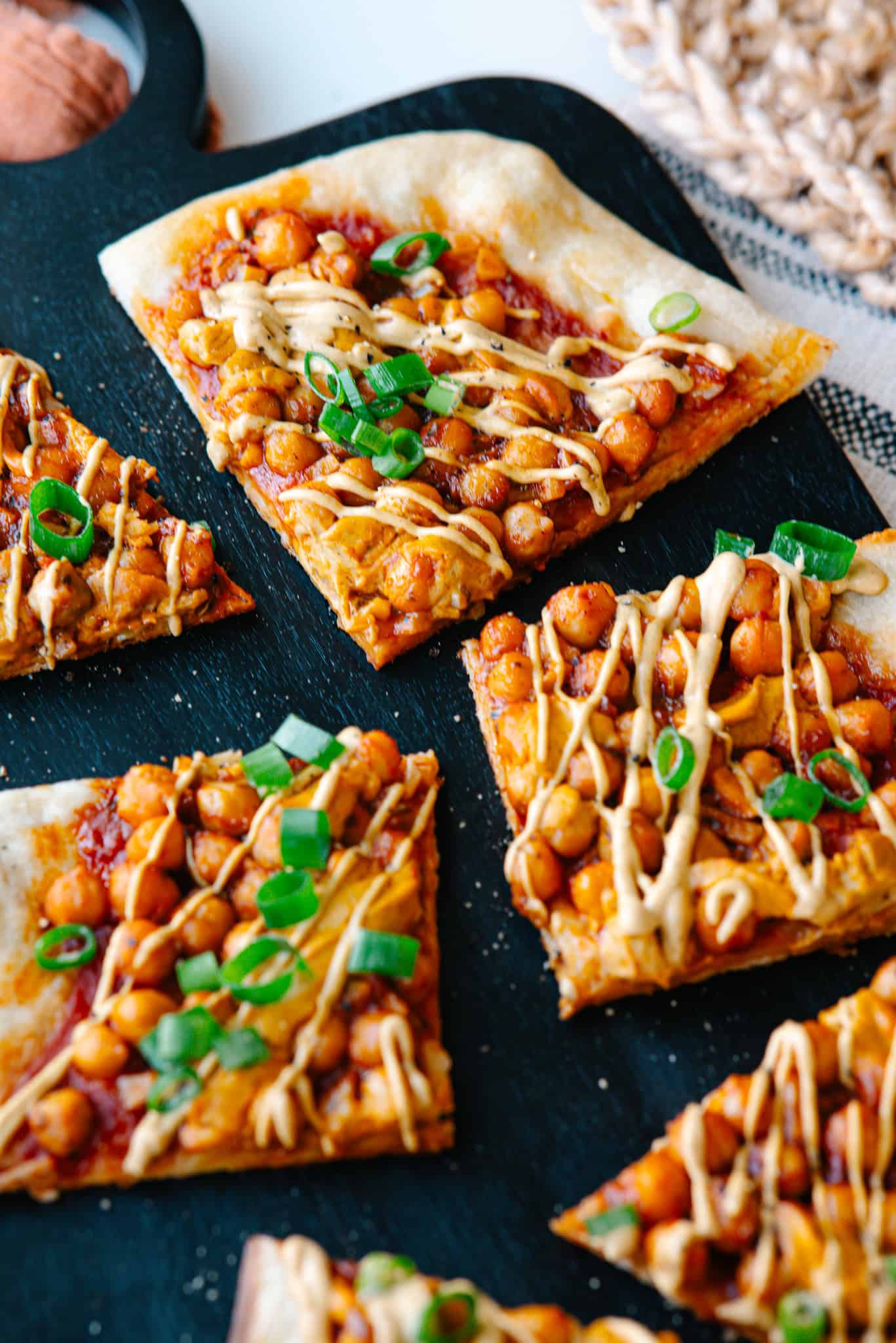 Buffalo Chickpea Pizza | Chef Kate F